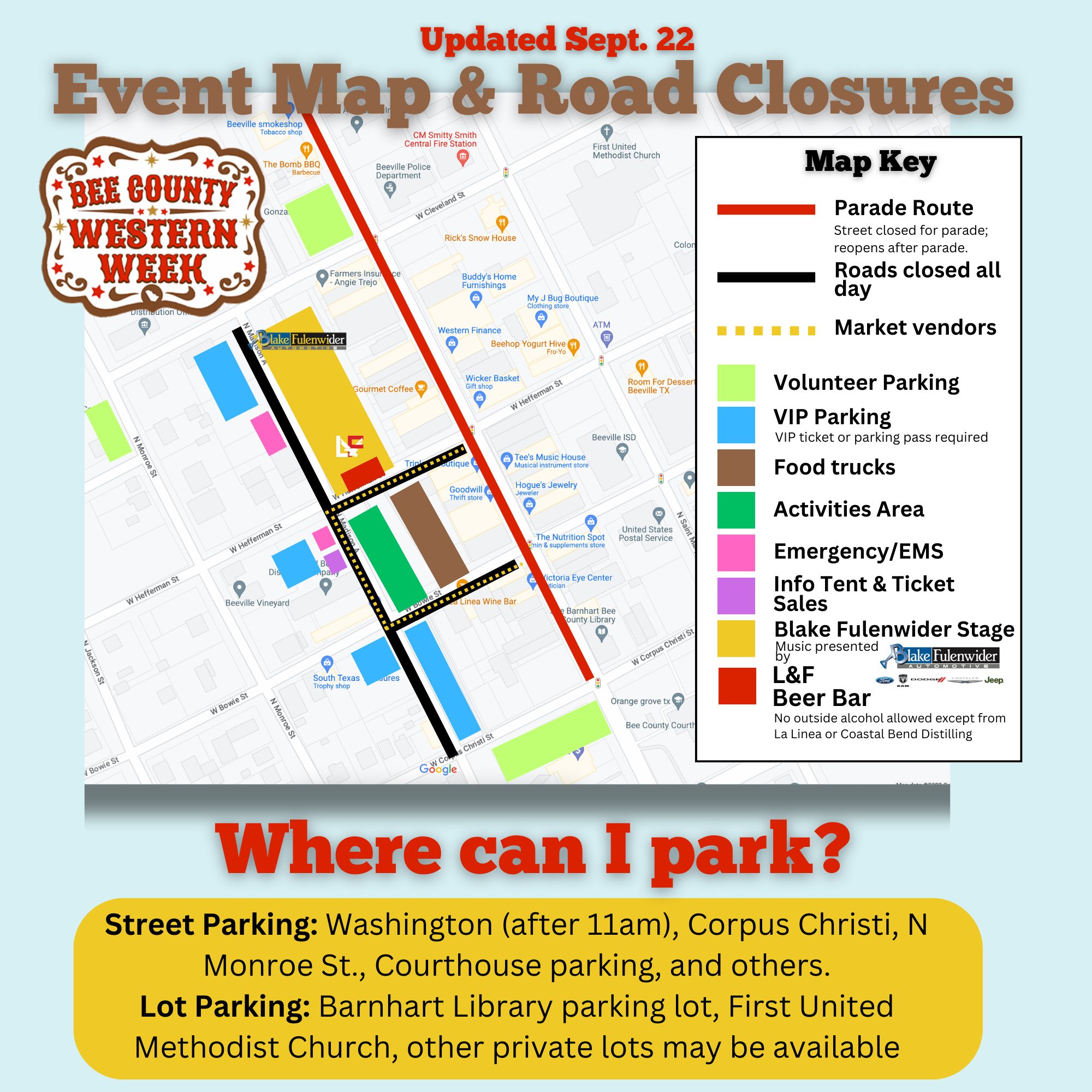 Map & FAQ's - Bee County Chamber of Commerce